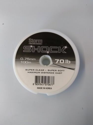SEATECH PRO - SHOCK LEADER CLEAR 50lb/60lb/70lb (100 meter bangle ...